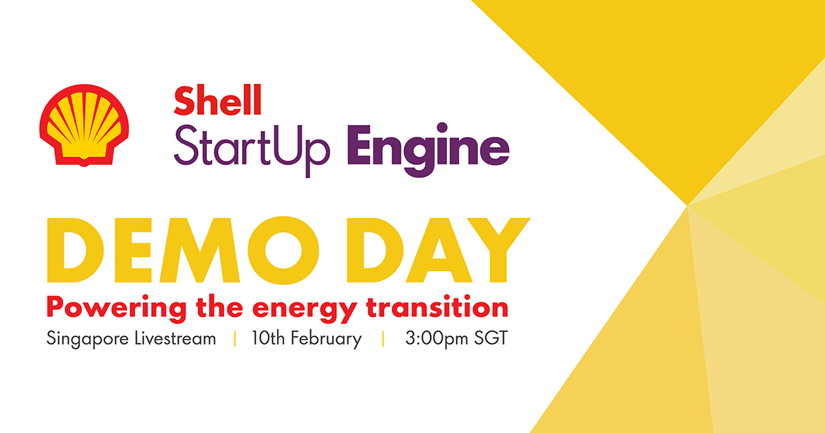 Welcome | Singapore Demo Day 2022 - Shell StartUp Engine